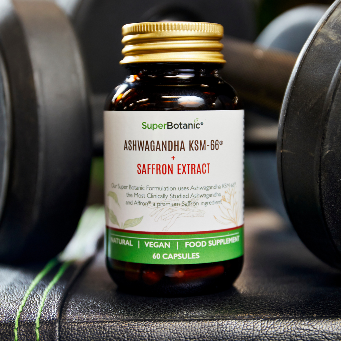 Improved Mood & Sleep - Ashwagandha KSM-66® + Saffron Extract® – SuperBotanic